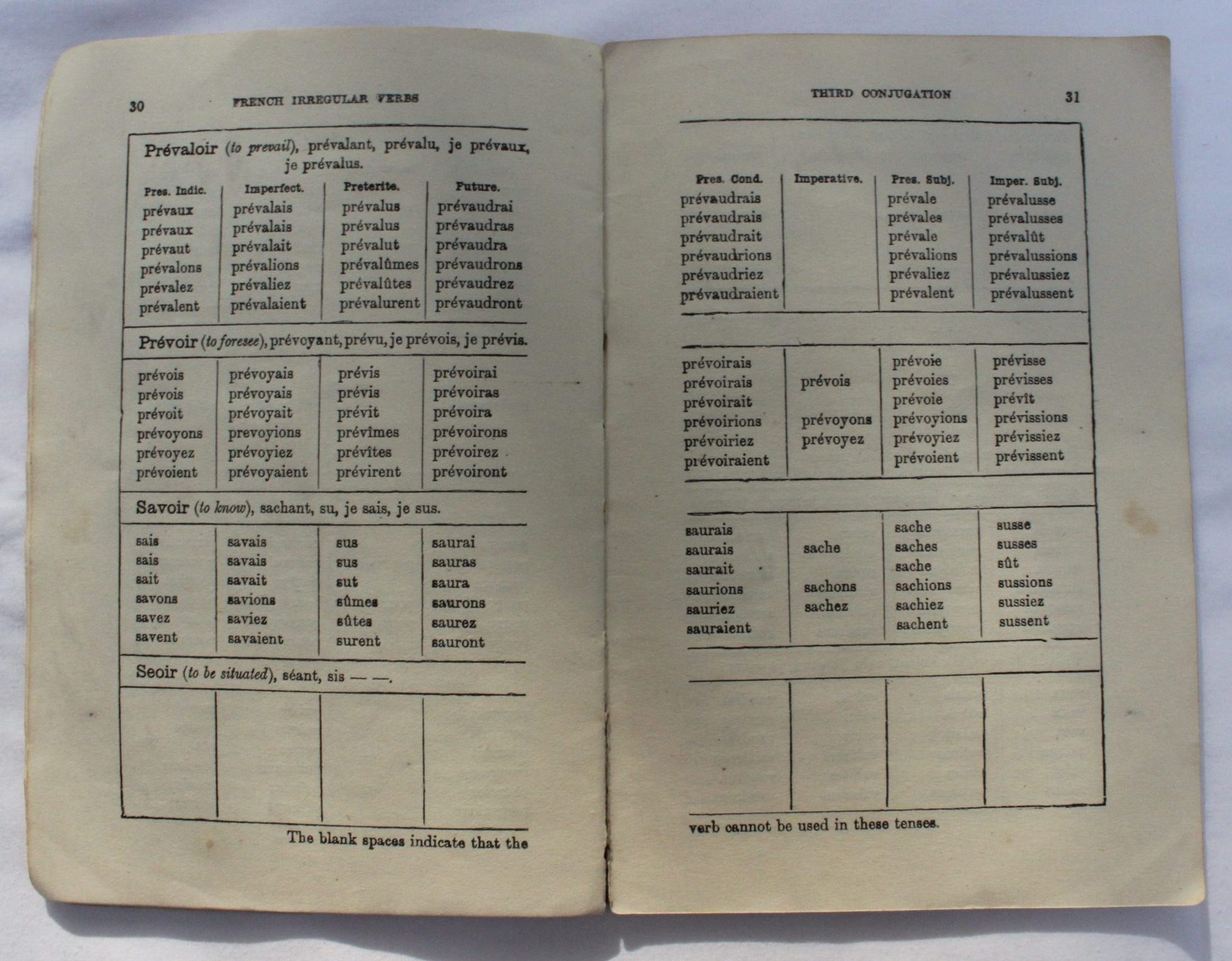 The French Irregular Verbs by Thirion, A.